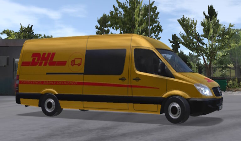 Truck Simulator Ultimate skin MB Sprinter DHL